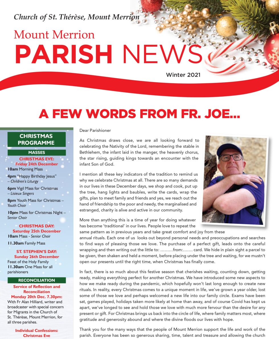 Church of St Thérèse, Mount Merrion Parish | In the heart of the Church ...